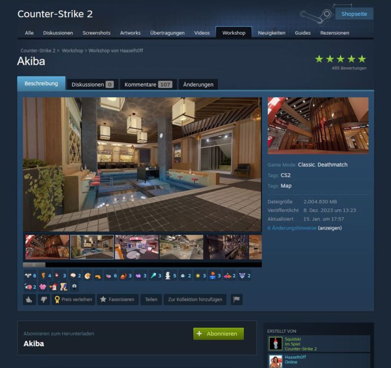 CS2: Die besten Custom Maps im Workshop + Download-Link